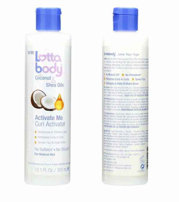 Crème Boucles Activate Me - Lottabody Coconut & Shea Oils – Diouda