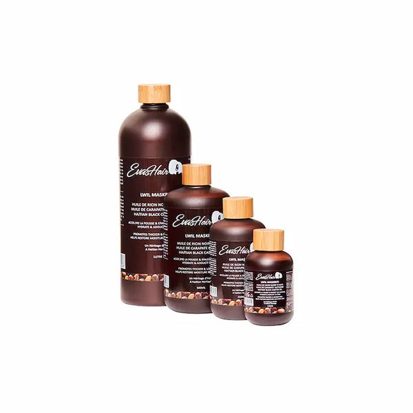 Huile de Ricin Noire d'Haïti Lwil Maskriti - Evashair – Diouda