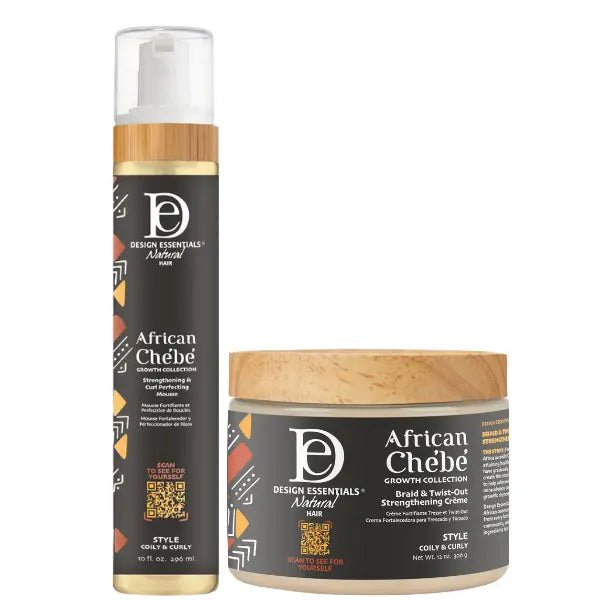 Design Essentials African Chébé - Duo Coiffant Wash and Go, Twist-Out ...