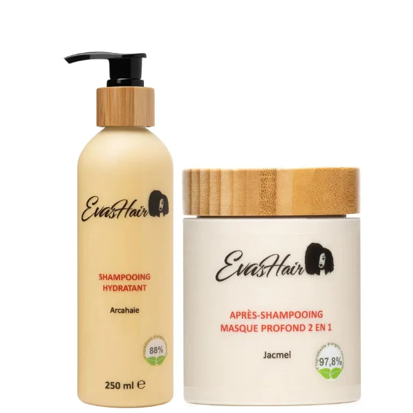 EvasHair - Duo Lavage Cheveux Secs et Cassants – Diouda