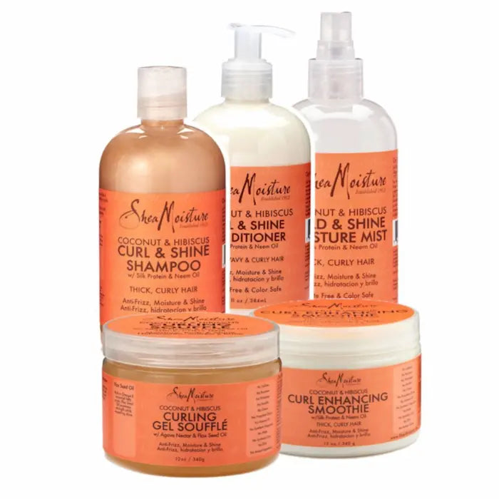 Shea Moisture Coconut & Hibiscus - Gamme Soins Capillaires – Diouda