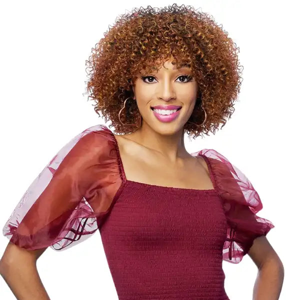 Perruque Kinky Curly avec Frange Kanya - Vanessa – Diouda