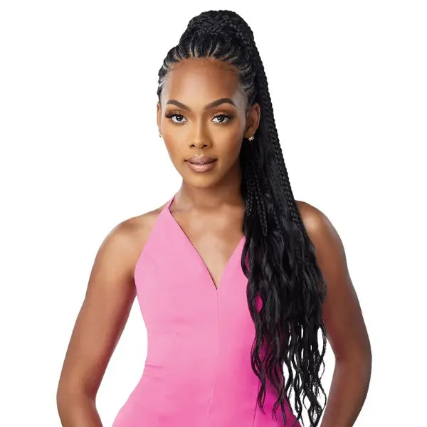 Postiche Ponytail Tressée Boho Box Braids - Outré – Diouda
