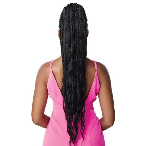Postiche Ponytail Tressée Boho Box Braids - Outré – Diouda