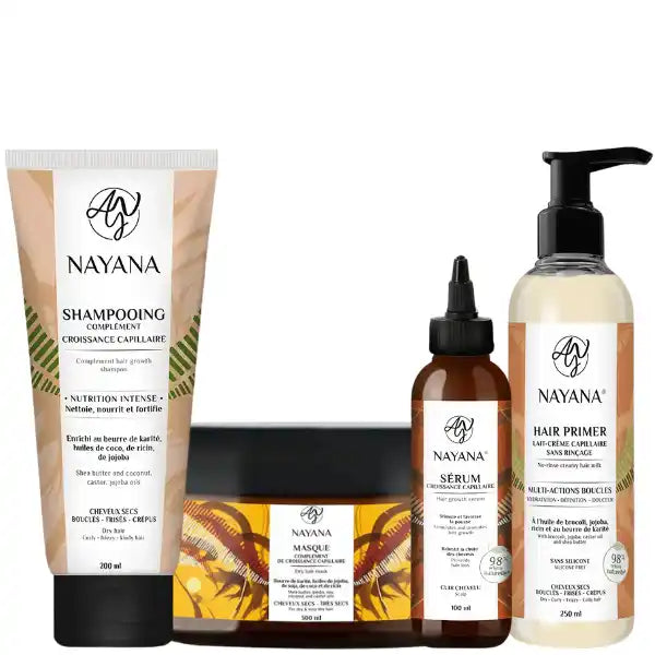 Nayana - Routine Pousse Cheveux Secs, Crépus, Frisés, Bouclés – Diouda