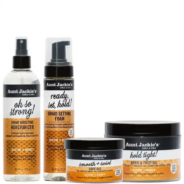 Aunt Jackie's - Routine Entretien Tresses, Twist, Locks Biotin+Honey ...