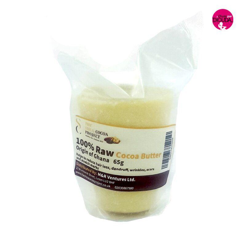 Pur Beurre de Cacao solide en cône 65g - Shea Cocoa Project – Diouda