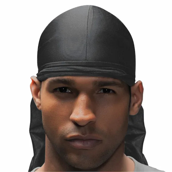 Durag Noir Etirable Snug-fit Do-rag 106 - Wav enforcer – Diouda