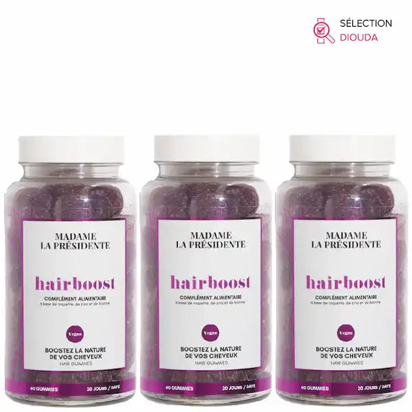 Madame La Présidente - Cure 3 mois HAIRBOOST Gummies – Diouda