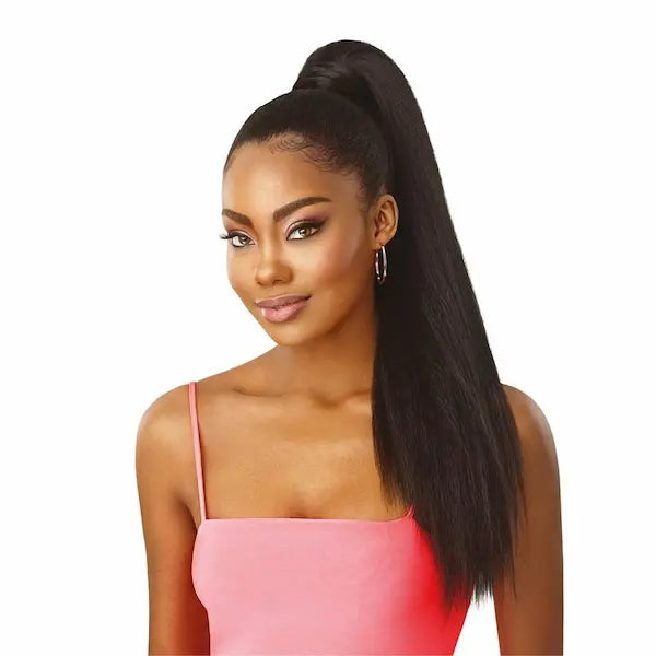 Postiche Long à nouer Kinky Straight Wrap Pony - Outré Hair – Diouda