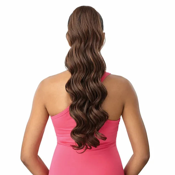 Postiche Long Wavy Ondulé Châtain Saana - Outré – Diouda