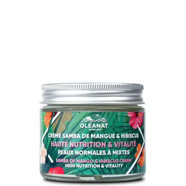 Crème Soin Nourrissante Samba de Mangue & Hibiscus Bio - Oléanat – Diouda